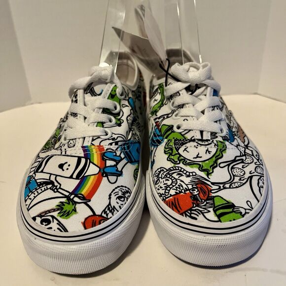 Vans | Shoes | Vans X Crayola Era M 45 W 6 Sneakers Sketch Your Way ...